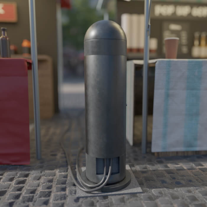 Pop Up Power Supplies | retractable & in-ground service units