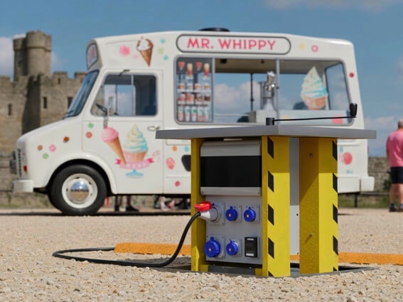 Pop Up Power Supplies | retractable & in-ground service units